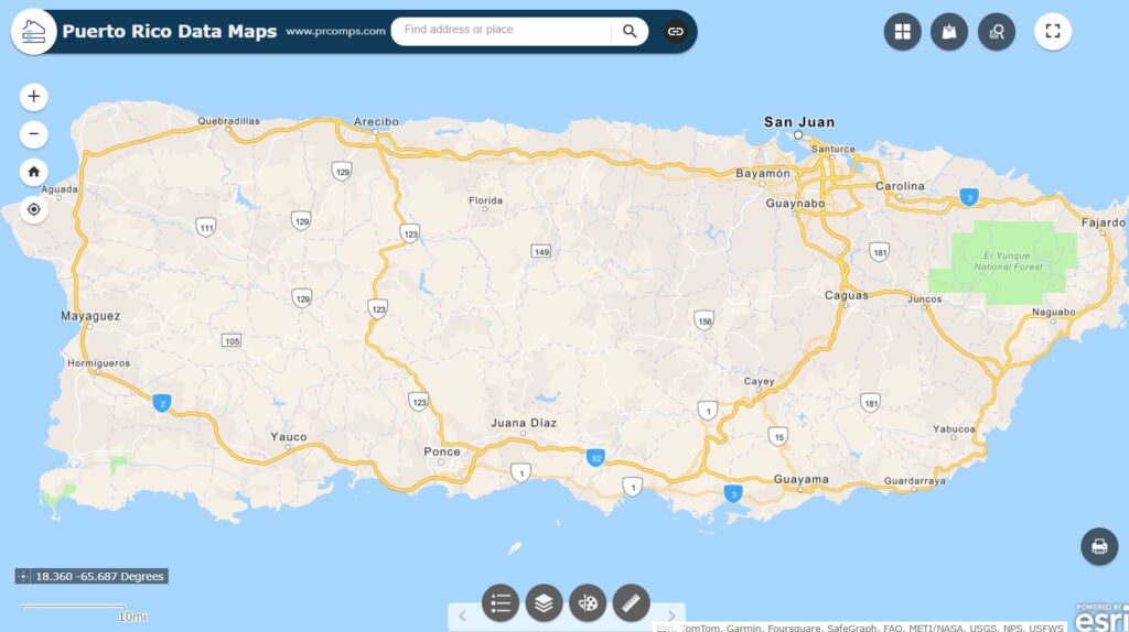 Nuevo Mapa Interactivo de GIS PR - PRComps